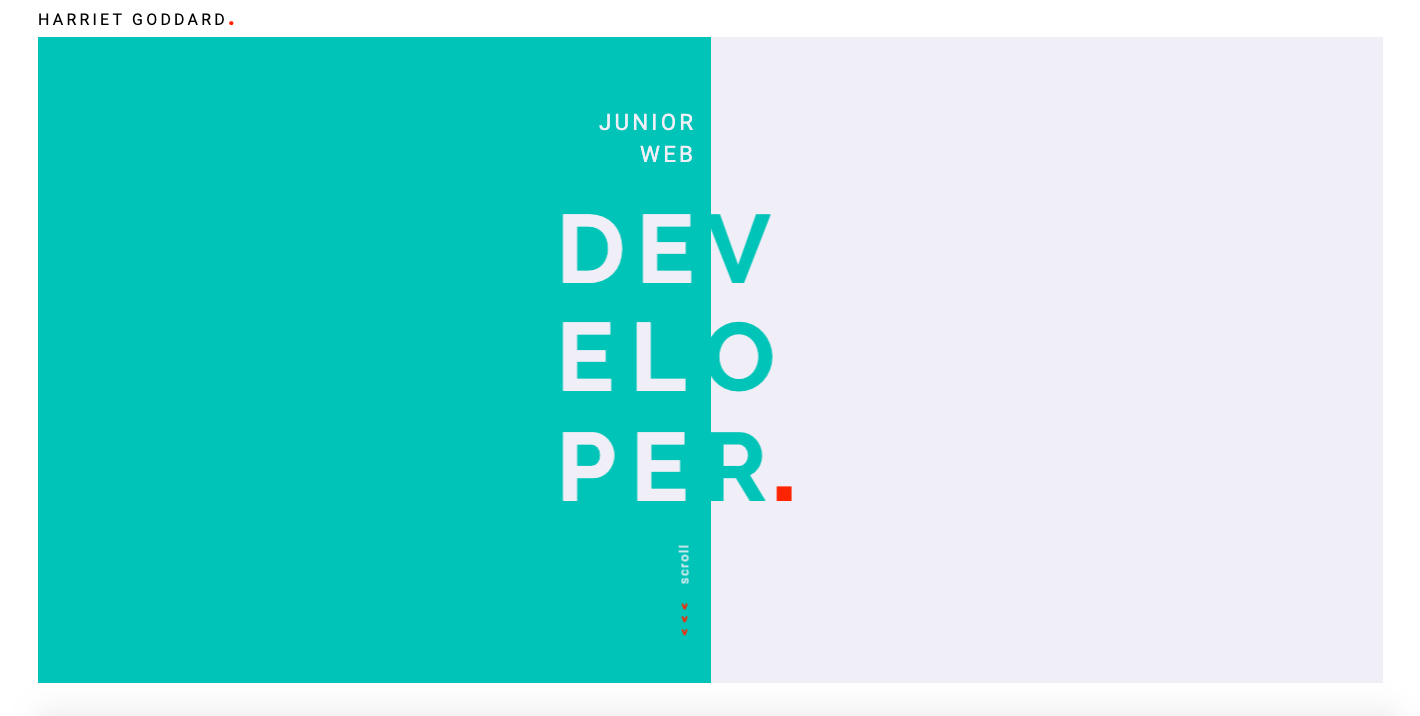 Harriet Goddard - web developer